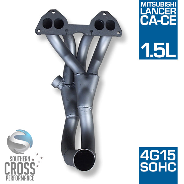 CA CE MITSUBISHI Lancer 1.5L SOHC 4G15 Headers Extractors SCPH014 – Southern Cross Performance