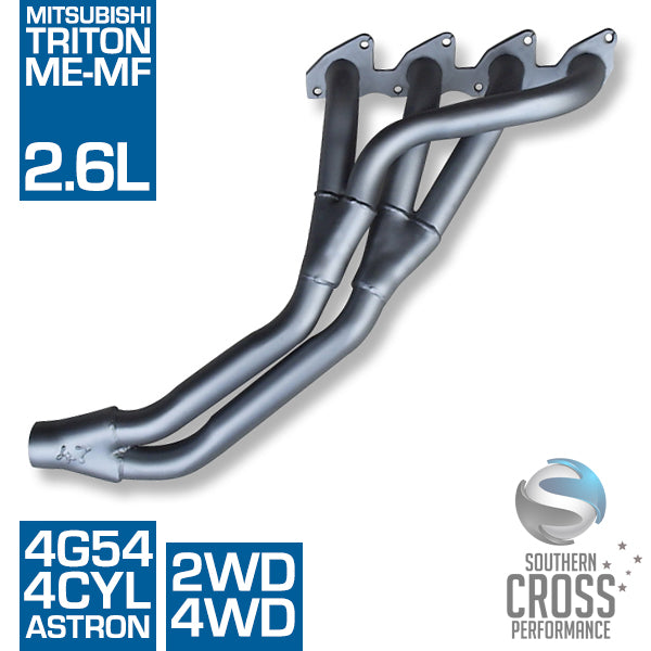 ME MF MG MH MITSUBISHI Triton 2.6L 4cyl Astron Headers Extractors SCPH ...