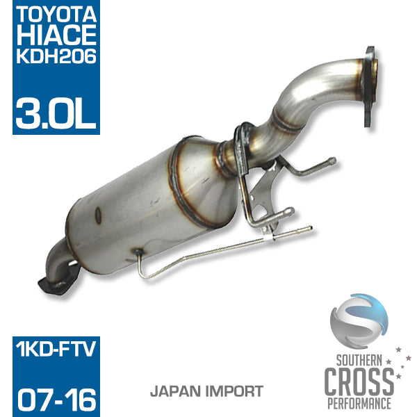 For TOYOTA Hiace KDH206 3.0L Turbo Diesel Particulate Filter SCPDPF177 ...