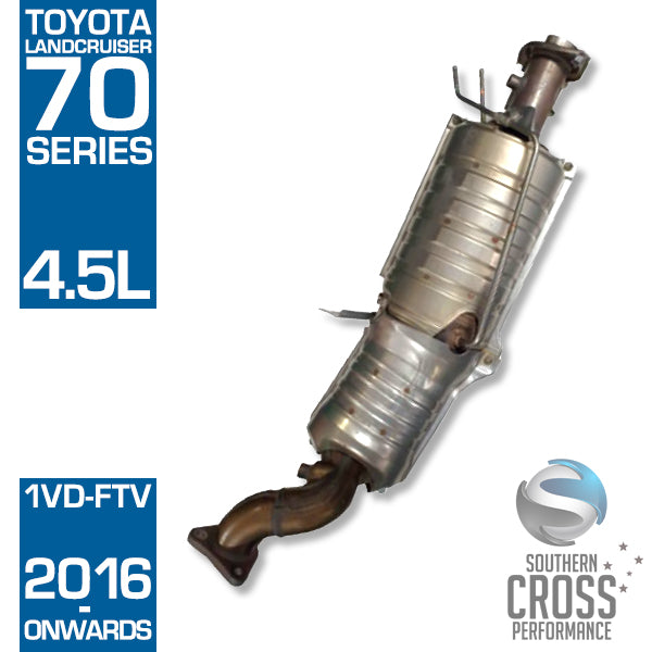For TOYOTA Landcruiser 70 Series 4.5L V8 Diesel Particulate Filter SCP ...