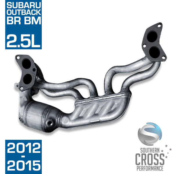 BR BM 4THGEN SUBARU Outback 2.5L EURO5 Manifold Catalytic Cat Converte ...