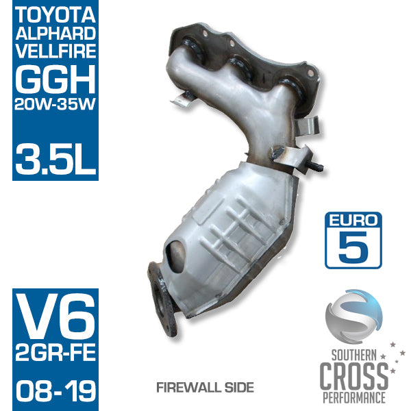 For TOYOTA Alphard VellFire GGH20W - 35W Manifold Catalytic Cat Conver ...