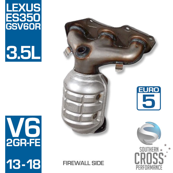 For LEXUS ES350 GSV60R 3.5L Manifold Catalytic Cat Converter SCPMCV088 ...