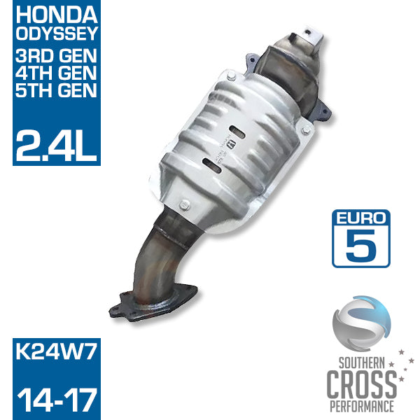 HONDA Odyssey 2.4L K24W7 3rd 4th 5th GEN Catalytic Cat Converter SCPMC ...