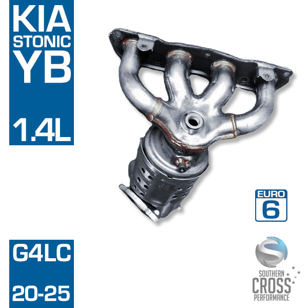 YB KIA Stonic 1.4L G4LC Manifold Catalytic Cat Converter SCPMCV751 ...